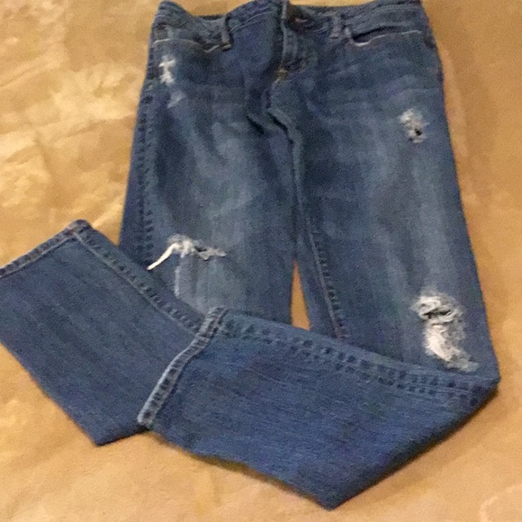 Bullhead | Jeans | Bullhead Blue Straight Leg Jeans With Distressed ...